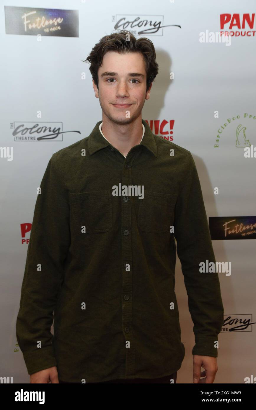 Burbank, CA USA - March 2, 2024: Daniel DiMaggio attends the opening night of Footloose The ...