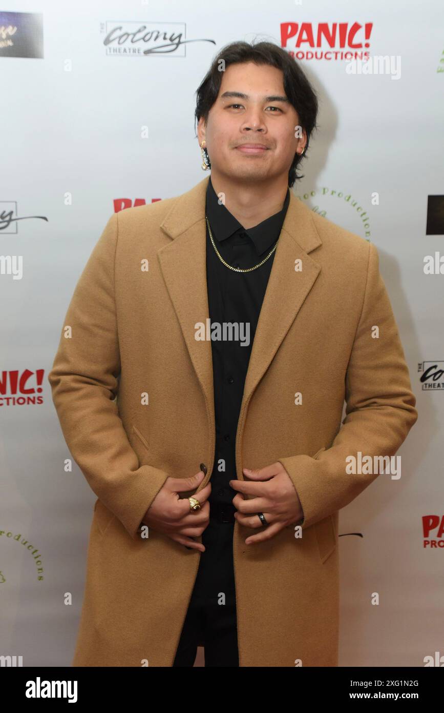 Burbank, CA USA - March 2, 2024: Mathew San Jose attends the opening ...