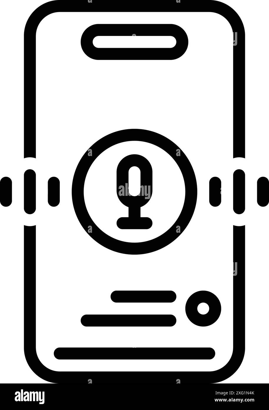 Icon for voice mail, wireless Stock Vector Image & Art - Alamy