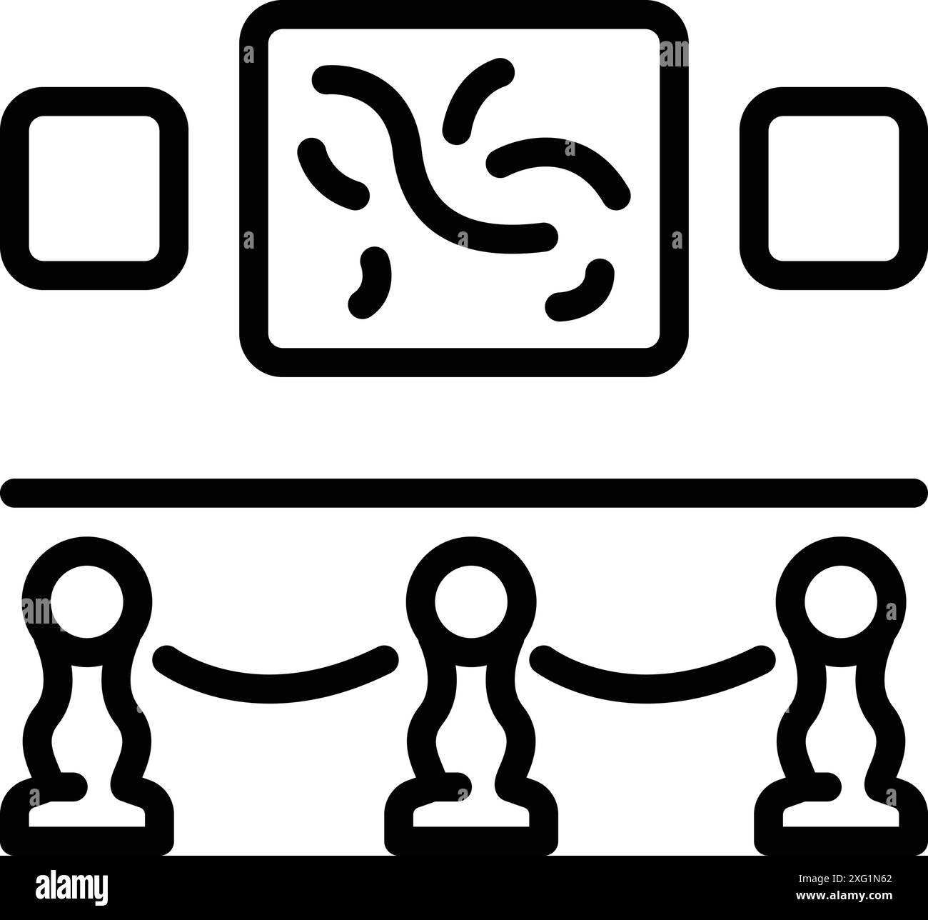 Exhibition stand icon Cut Out Stock Images & Pictures - Alamy