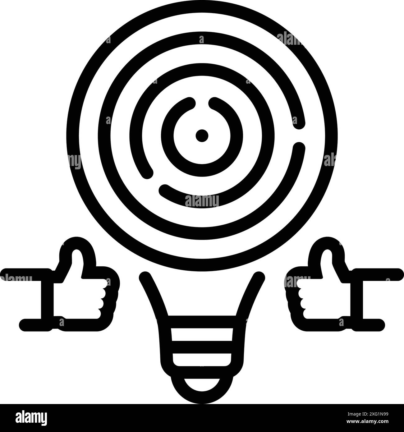 Problem solving icon Black and White Stock Photos & Images - Alamy