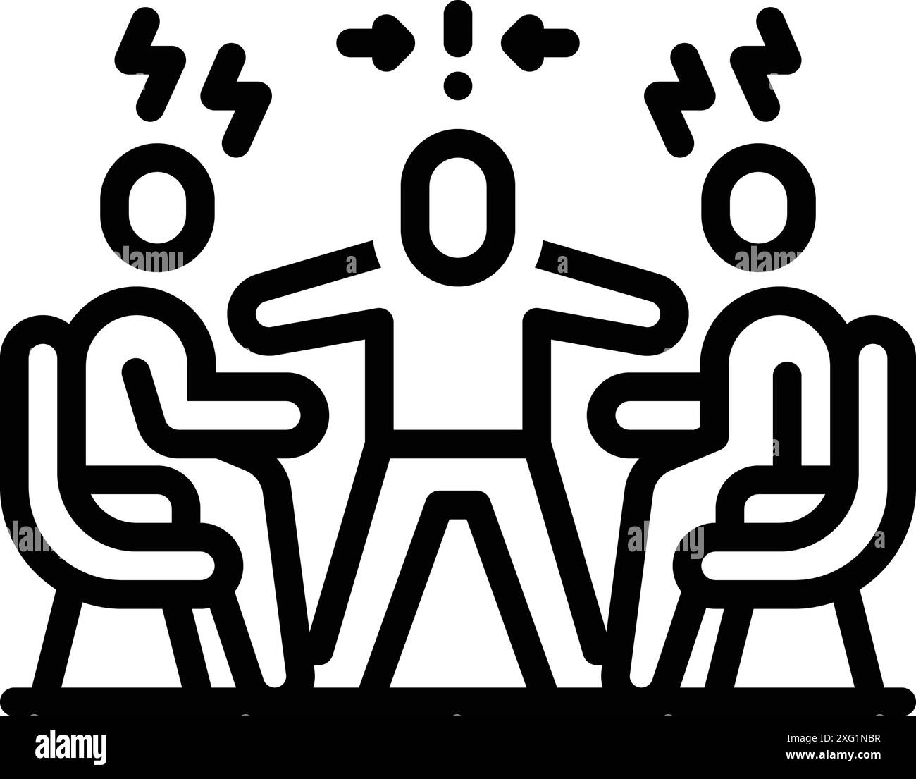 Icon for conflict resolution, conflict Stock Vector Image & Art - Alamy