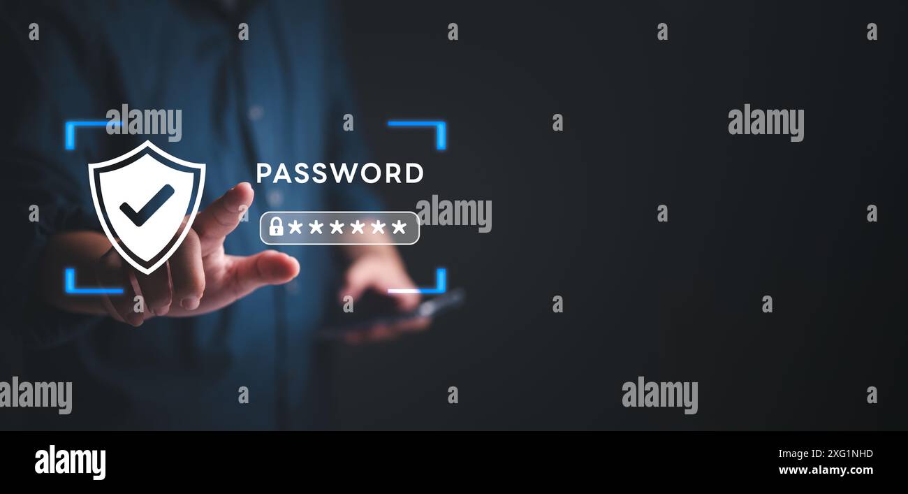 Password checkmark hi-res stock photography and images - Alamy