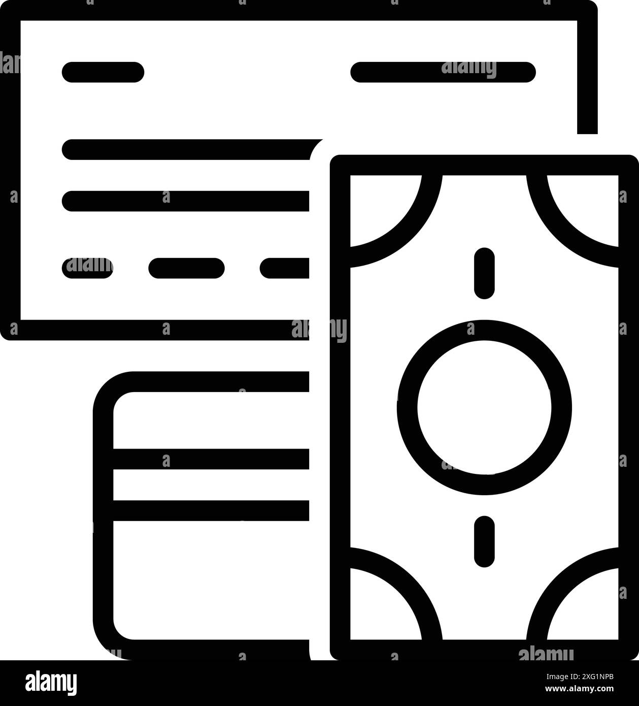 Payment money safety vector Black and White Stock Photos & Images - Alamy