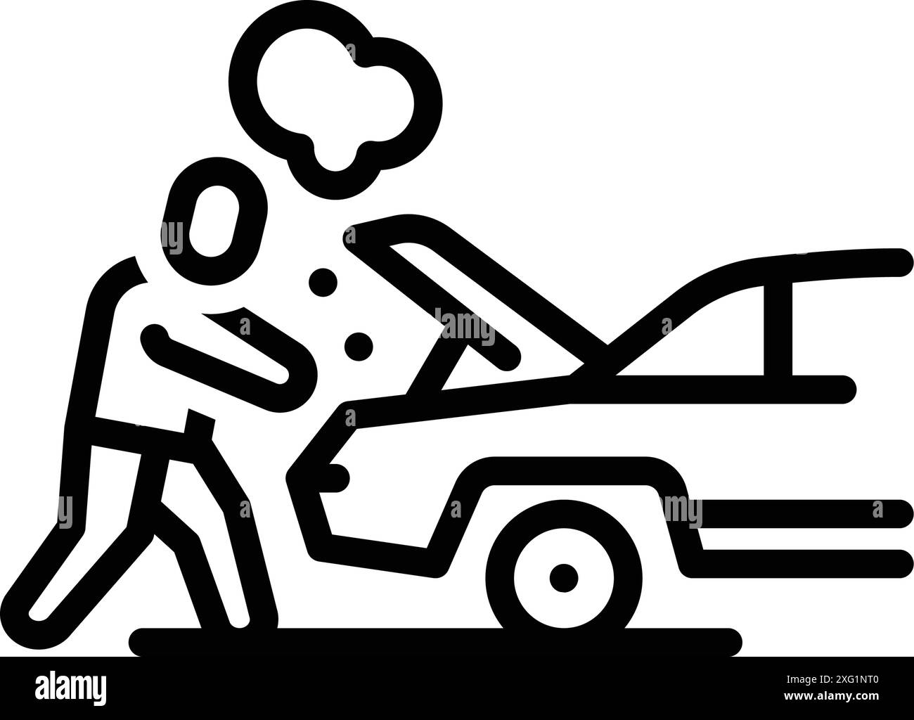 Breakdown symbol Black and White Stock Photos & Images - Alamy