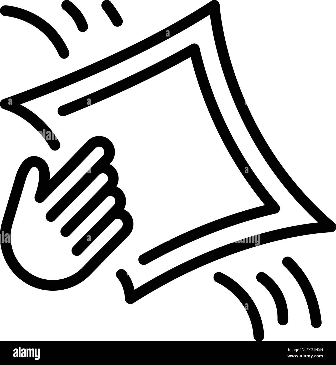 Icon for wipe, cleaning Stock Vector Image & Art - Alamy