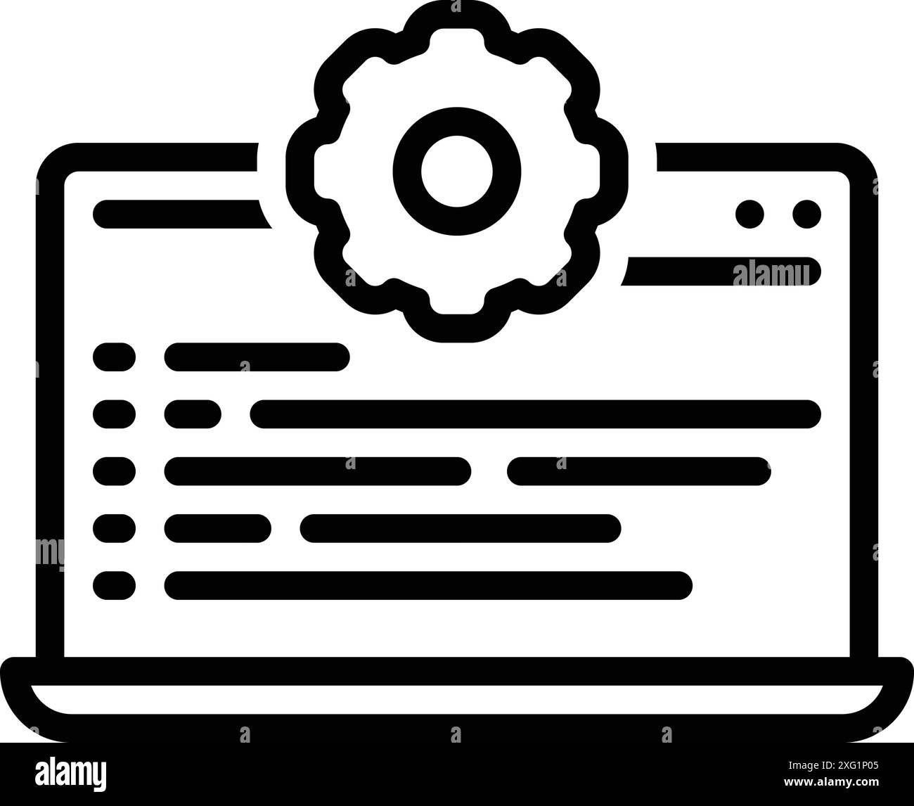 Program setting Stock Vector Images - Alamy