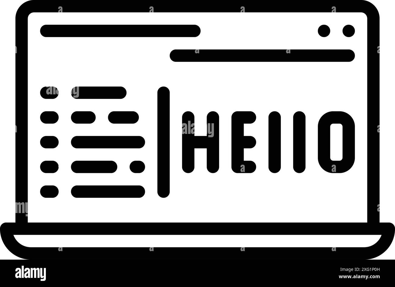 Application programming interface sign technology Stock Vector Images ...