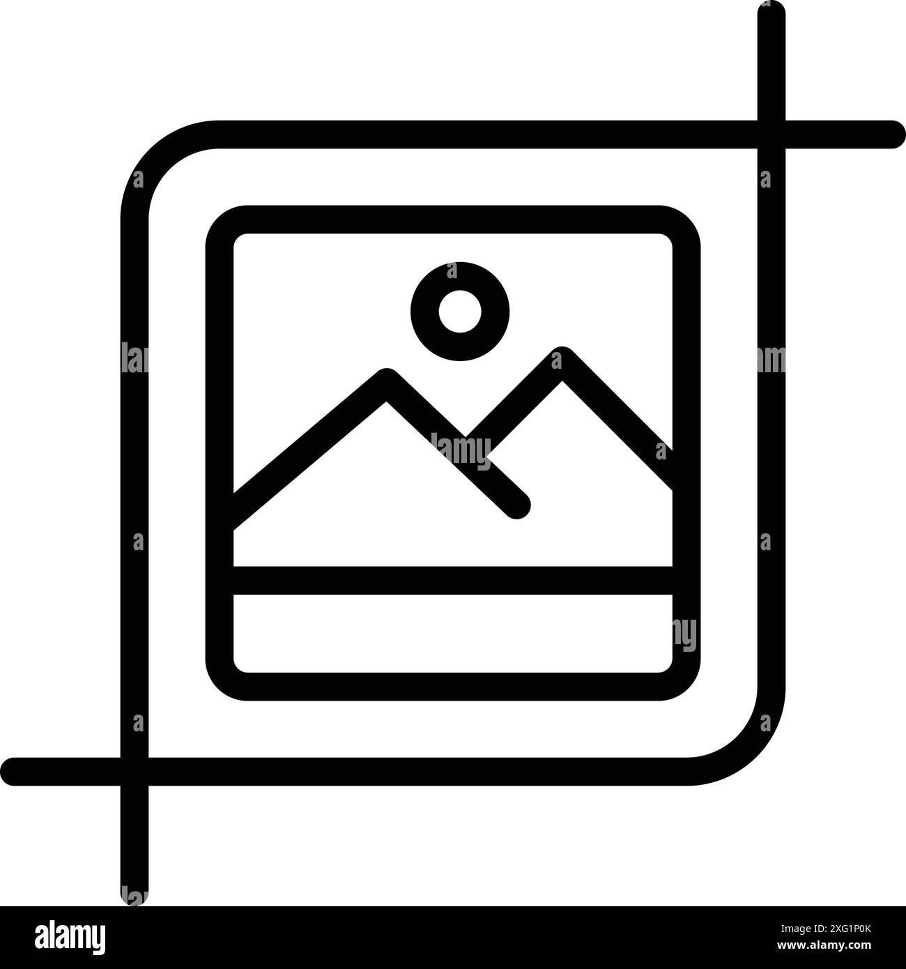 Icon for crop, capture Stock Vector Image & Art - Alamy