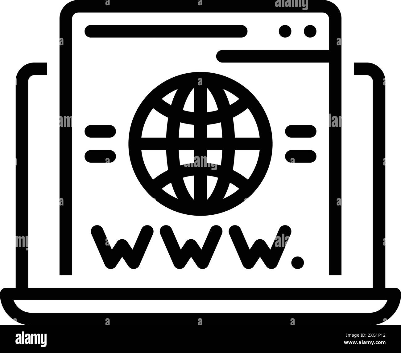 Icon for website, globe Stock Vector Image & Art - Alamy