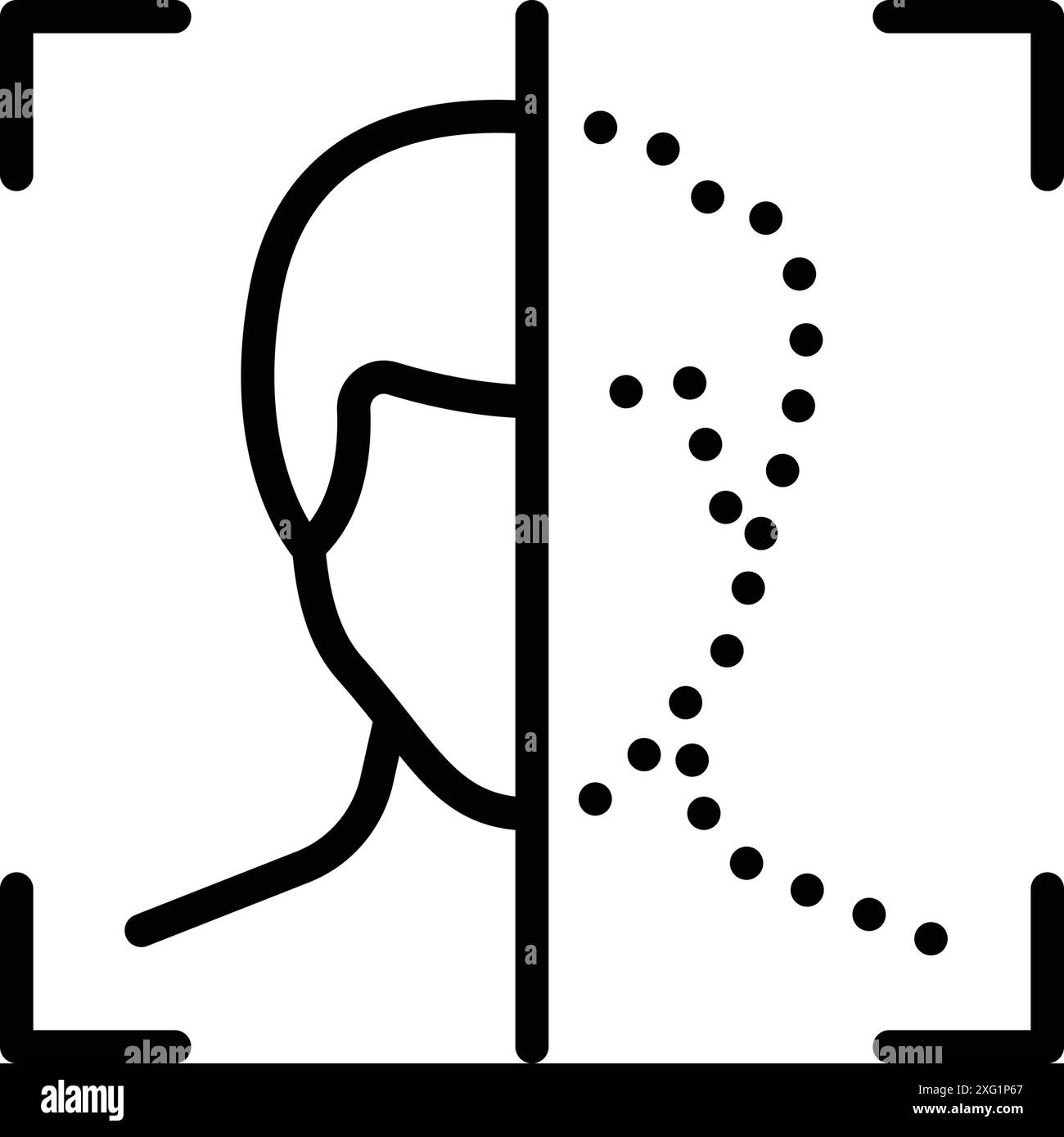 Face recognition Black and White Stock Photos & Images - Alamy