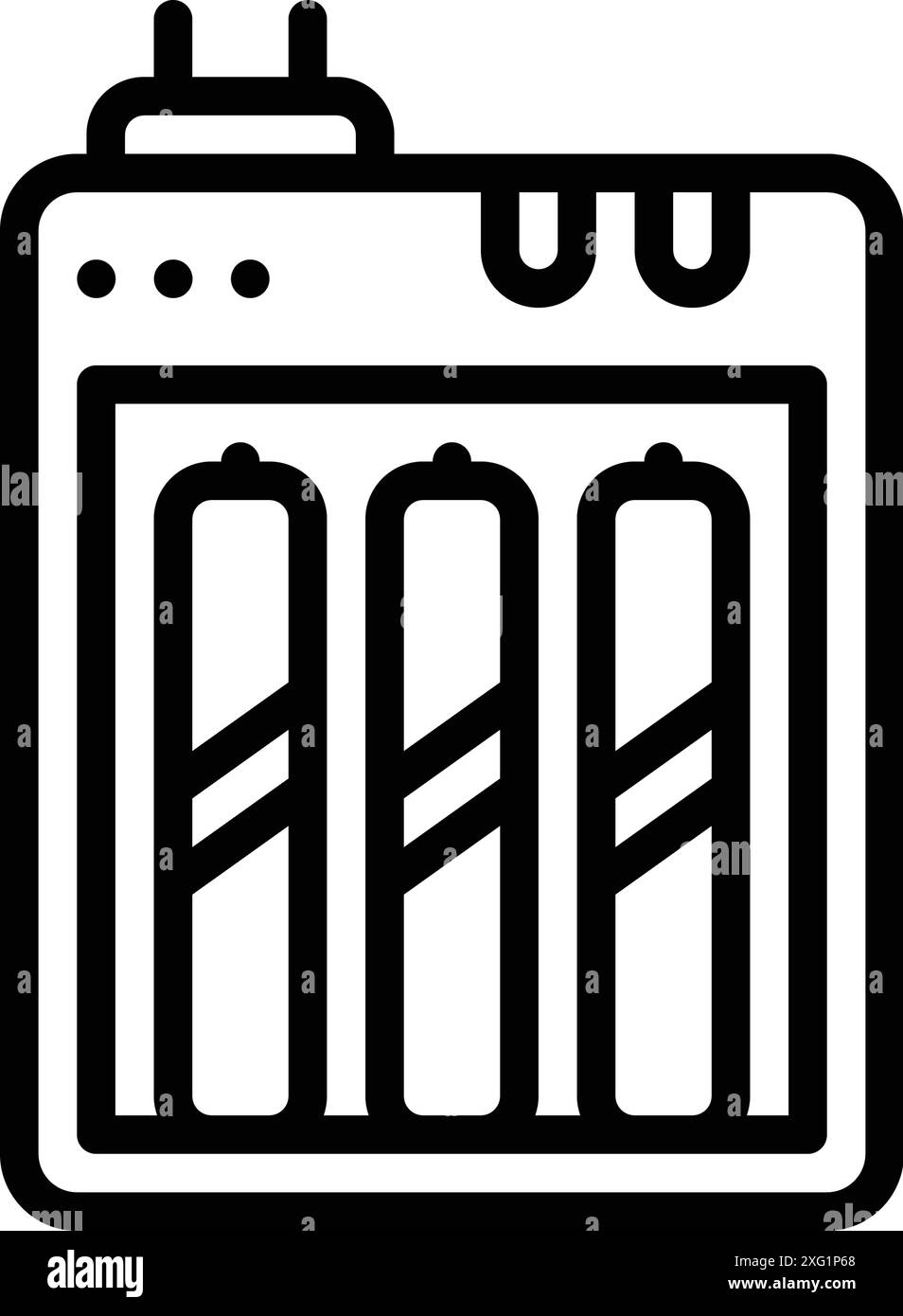 Charge devices sign battery Cut Out Stock Images & Pictures - Alamy