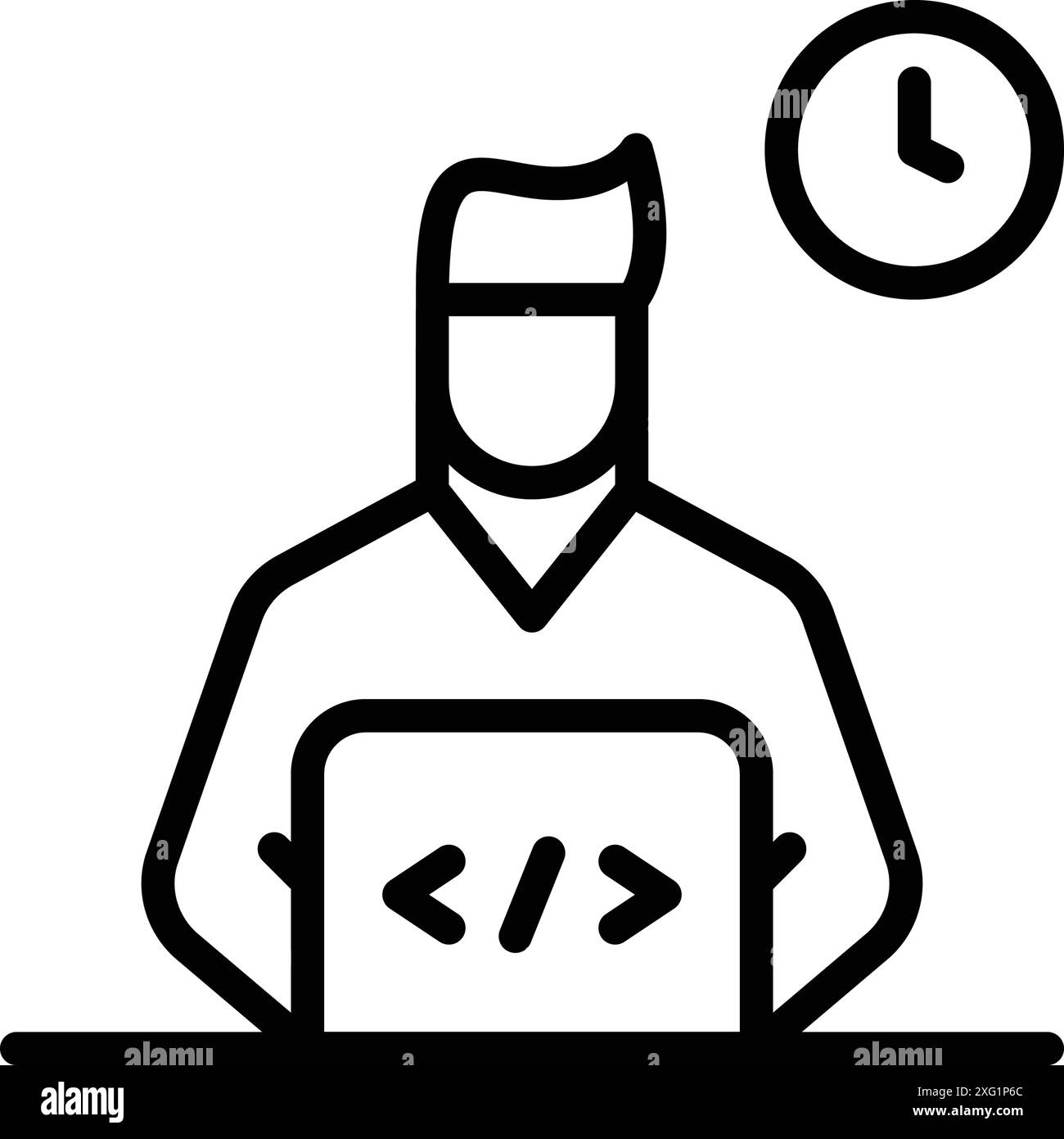 Icon for programmer, developer Stock Vector Image & Art - Alamy