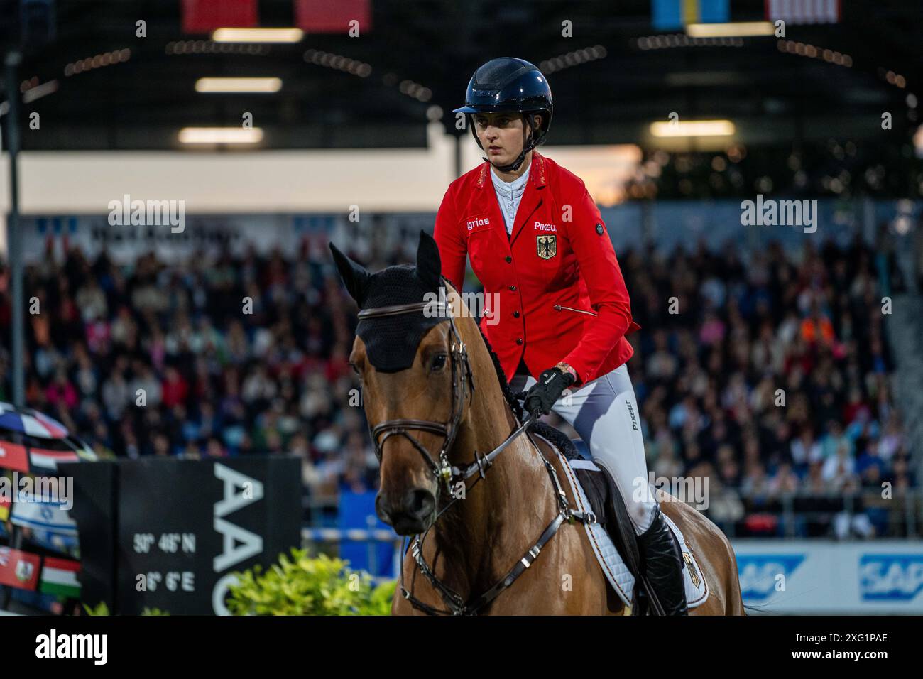 Kendra Claricia Brinkop (Deutschland) beim Mercedes-Benz Nationenpreis ...