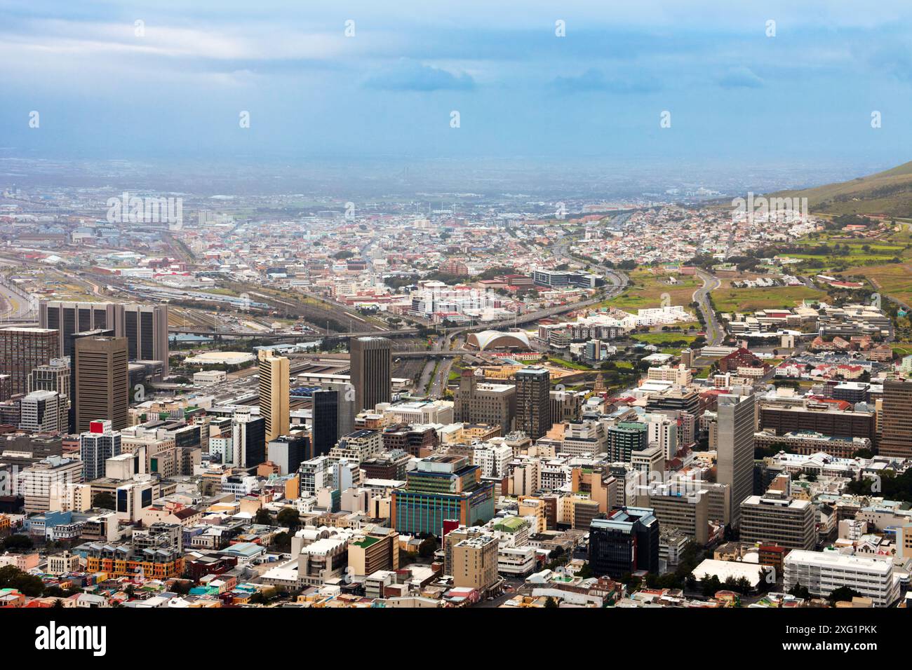cape town, south africa, view of the city panorama from above Stock ...