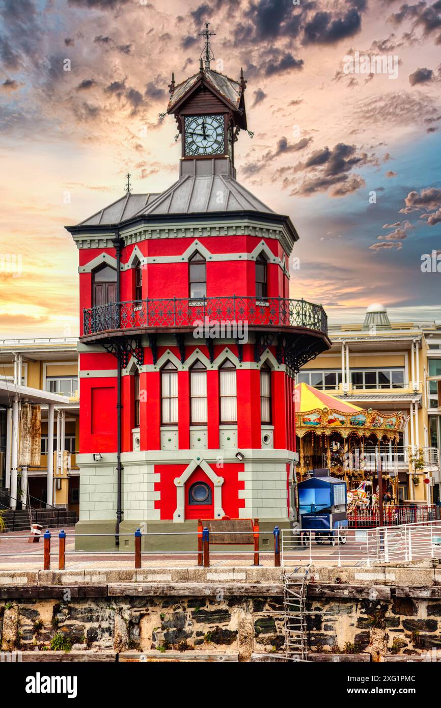 Historic Clock Tower , Waterfront Cape Town South Africa, in the ...