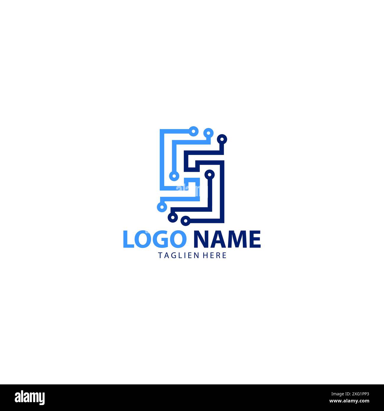 S tech logo hi-res stock photography and images - Alamy