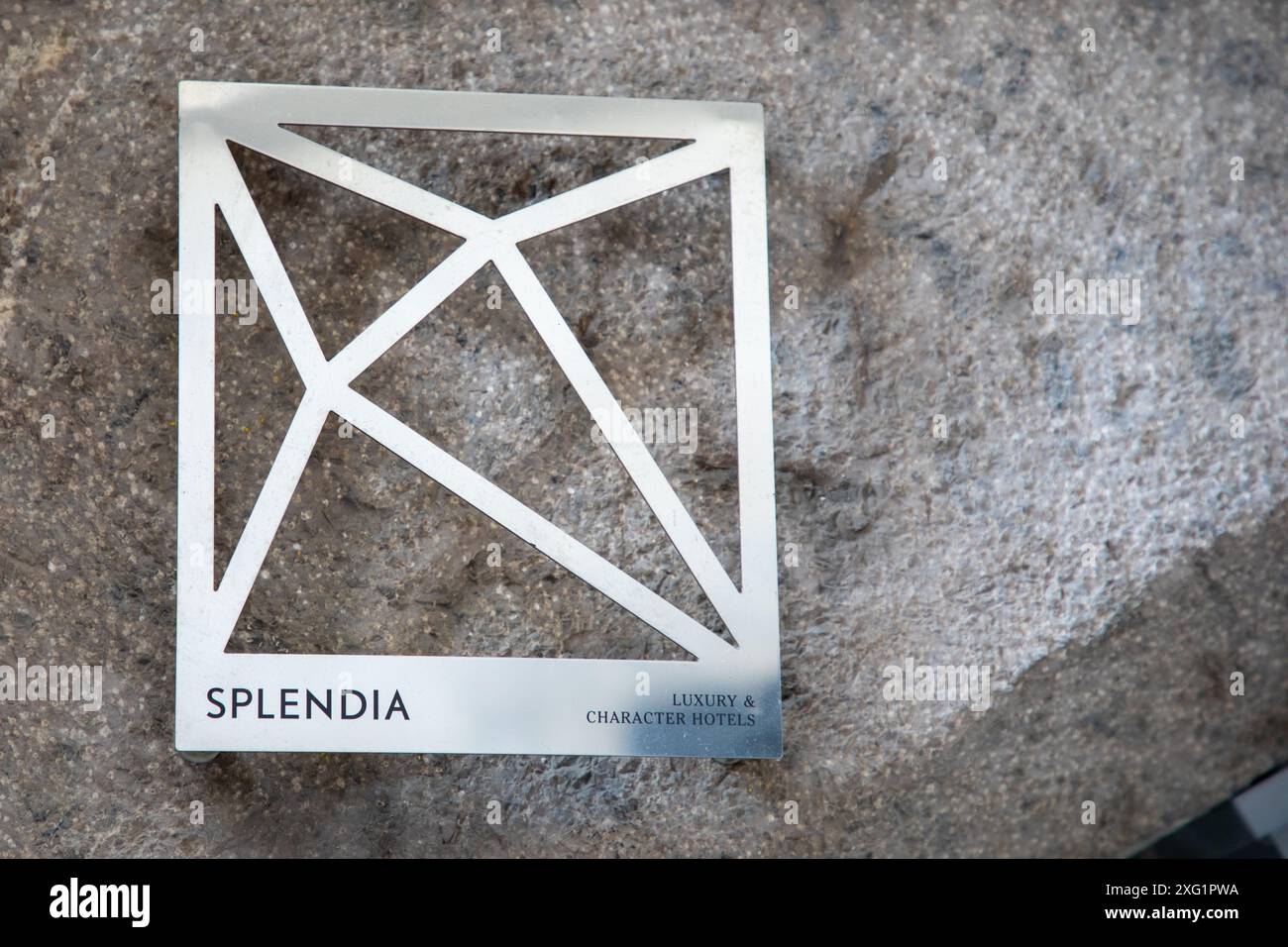 Bordeaux , France - 07 01 2024 : Splendia logo brand and text sign hand ...