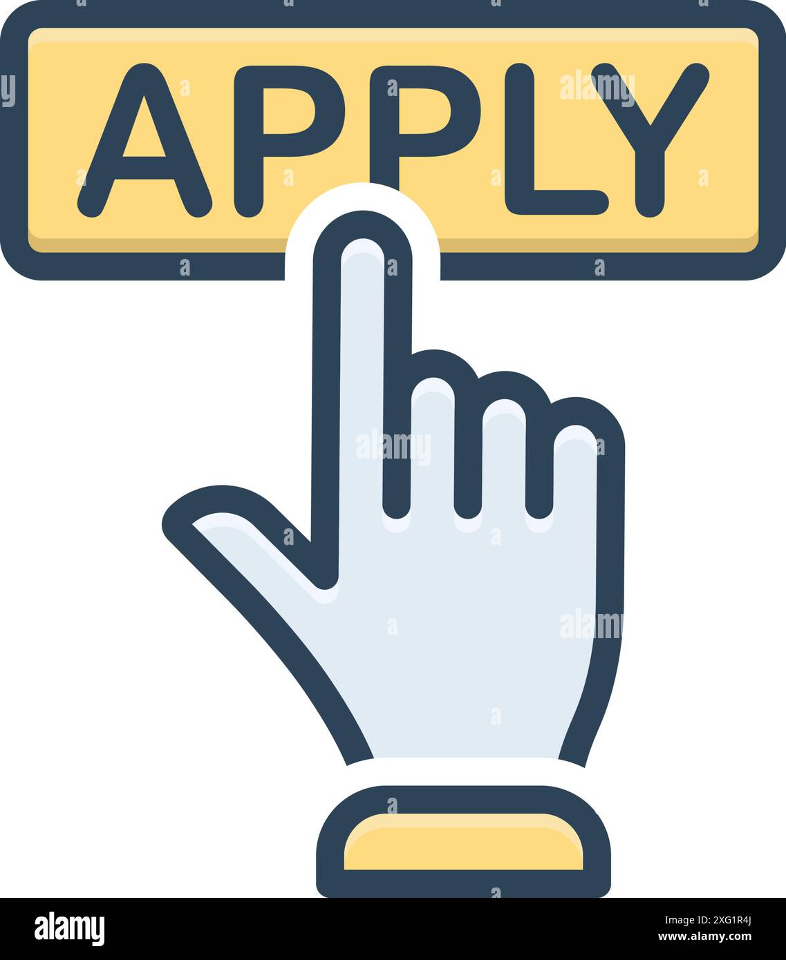 Apply online registration application Stock Vector Images - Alamy