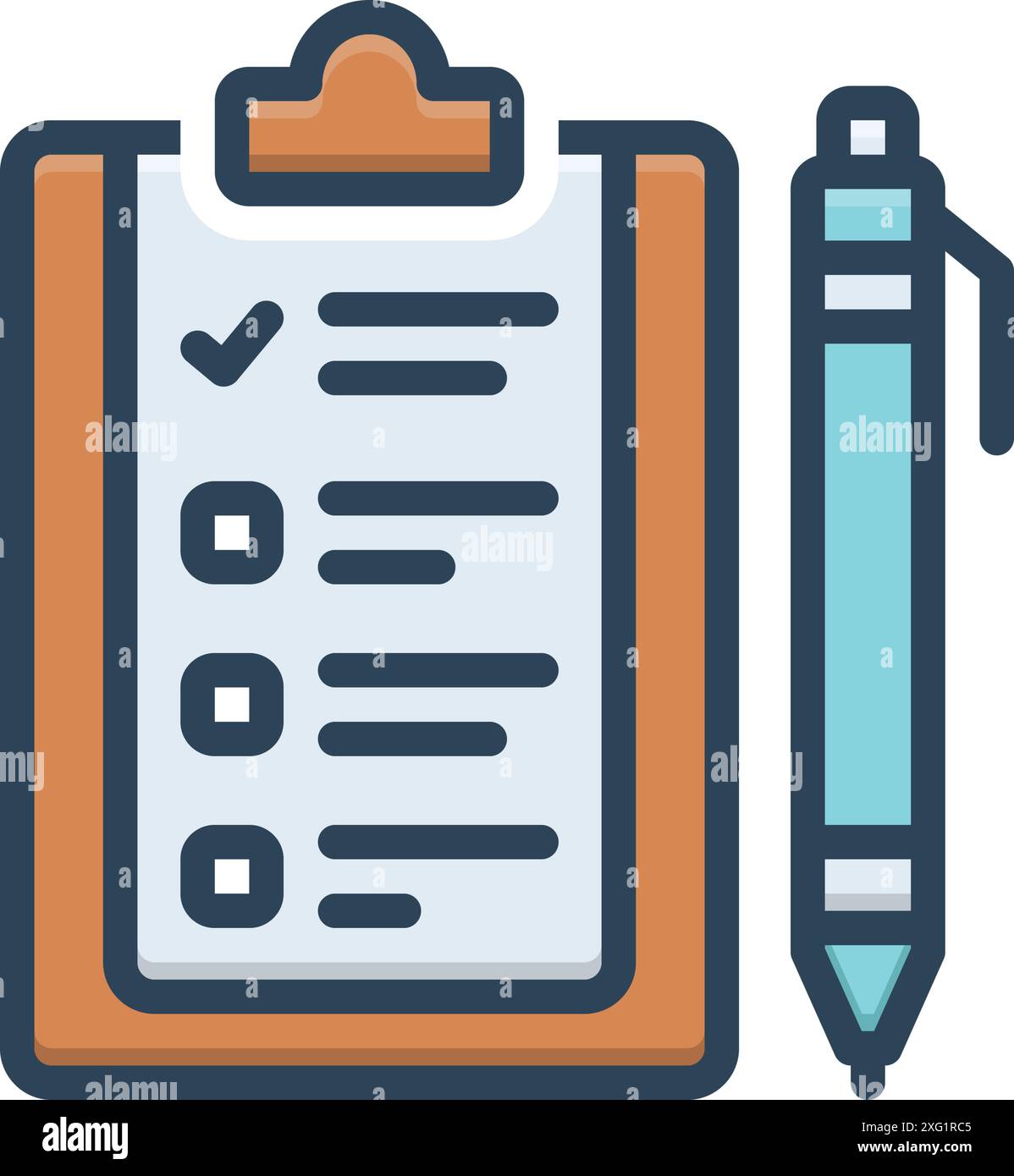 Icon for questionnaire,criteria Stock Vector Image & Art - Alamy