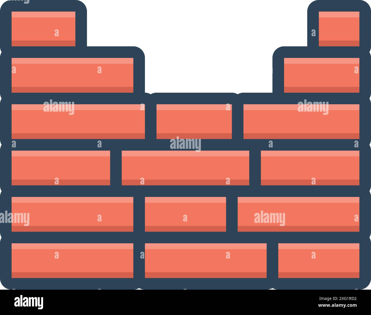 Brick enclosure Stock Vector Images - Alamy