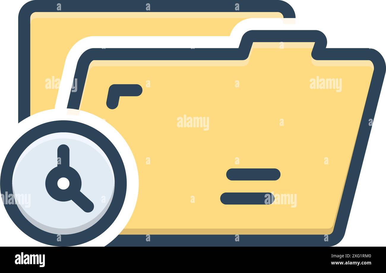 Icon temporary document hi-res stock photography and images - Alamy
