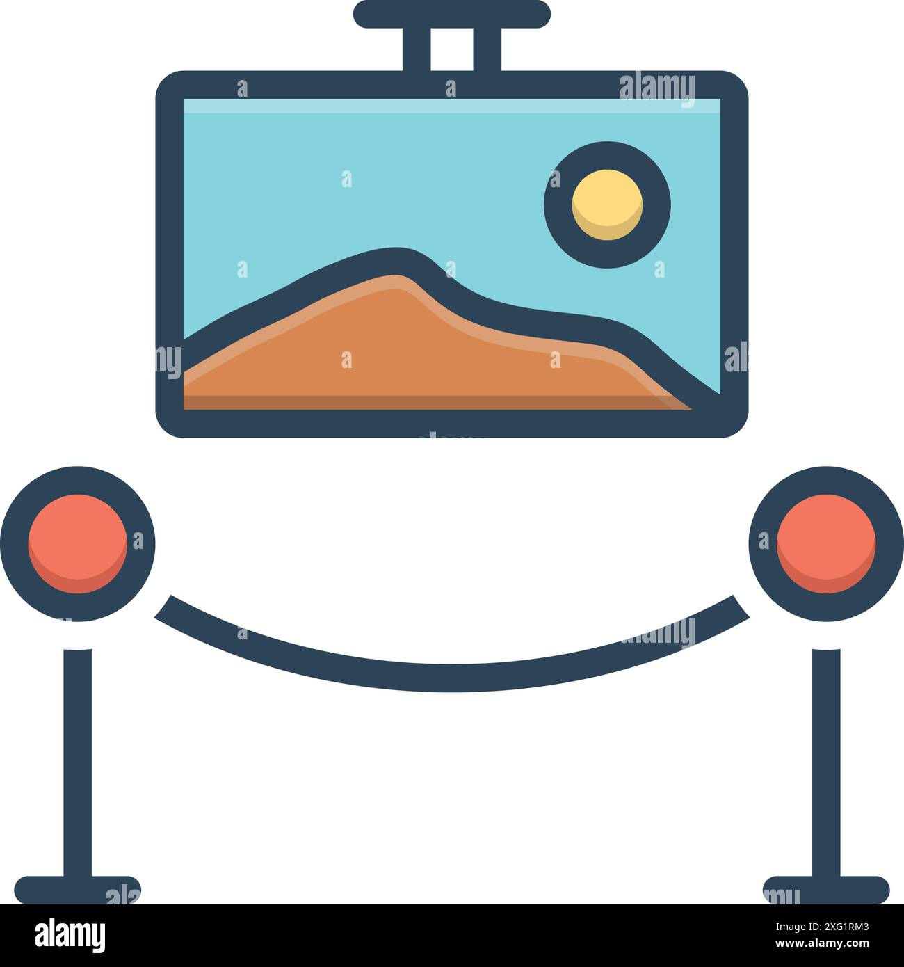 Icon for exhibitions,gallery Stock Vector Image & Art - Alamy