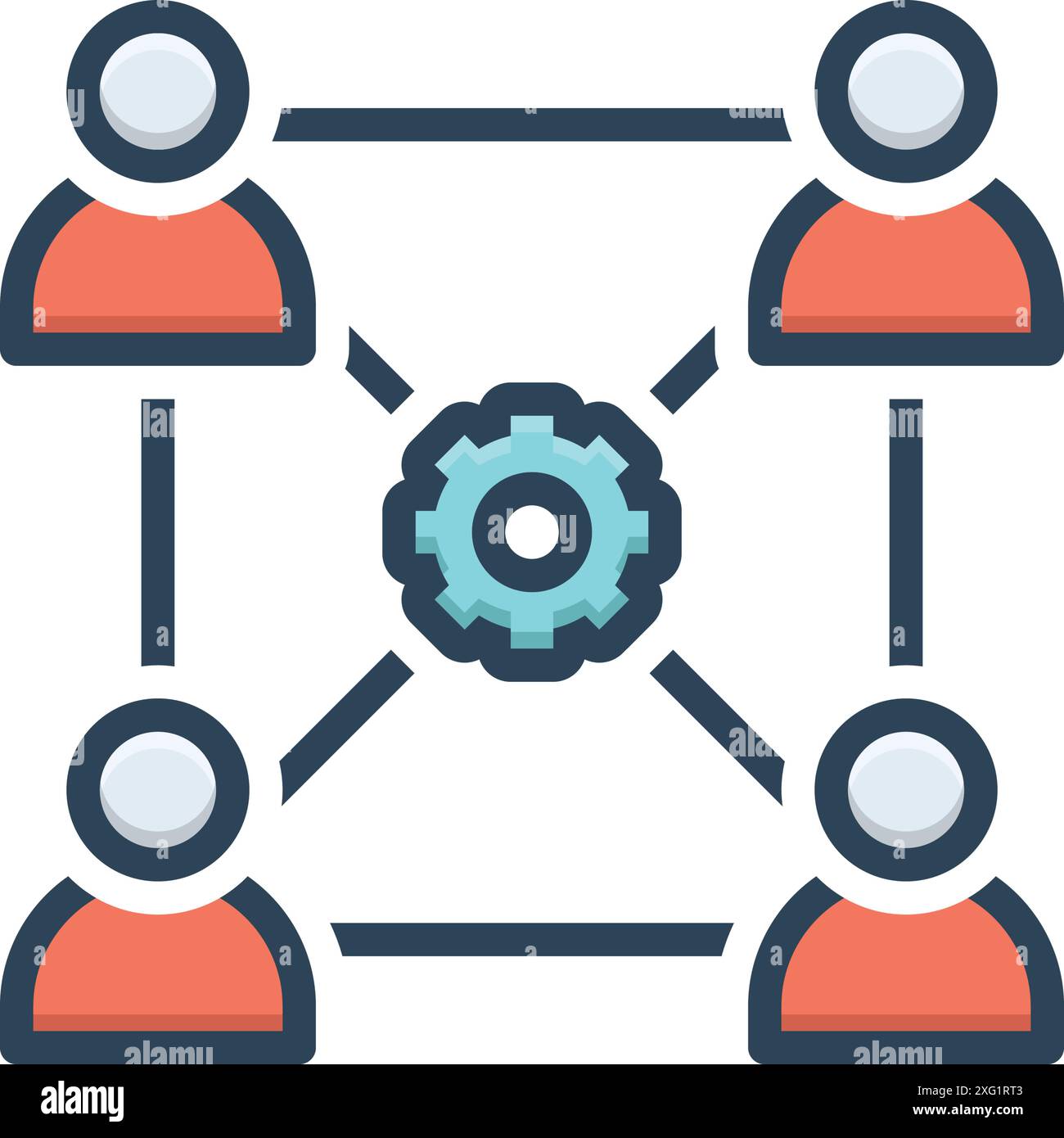 Sociology icon vector vectors hi-res stock photography and images - Alamy