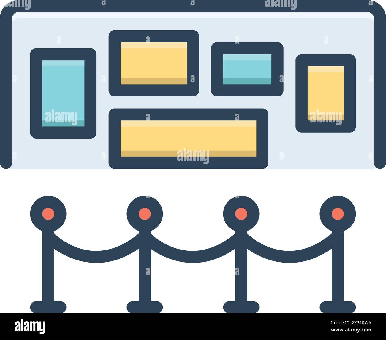 Icon for exhibits,object on display Stock Vector Image & Art - Alamy