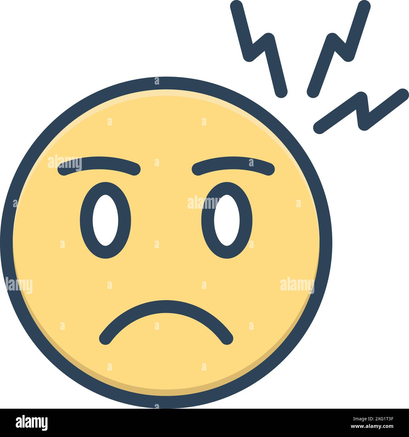 Icon for worry,disquietness Stock Vector Image & Art - Alamy