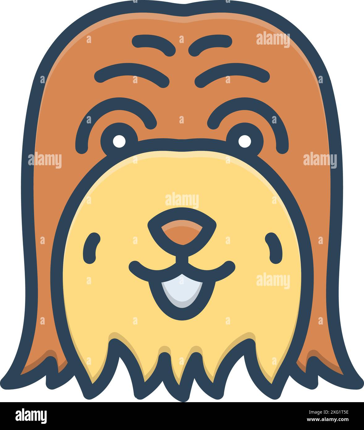 Hairy puppy Stock Vector Images - Alamy