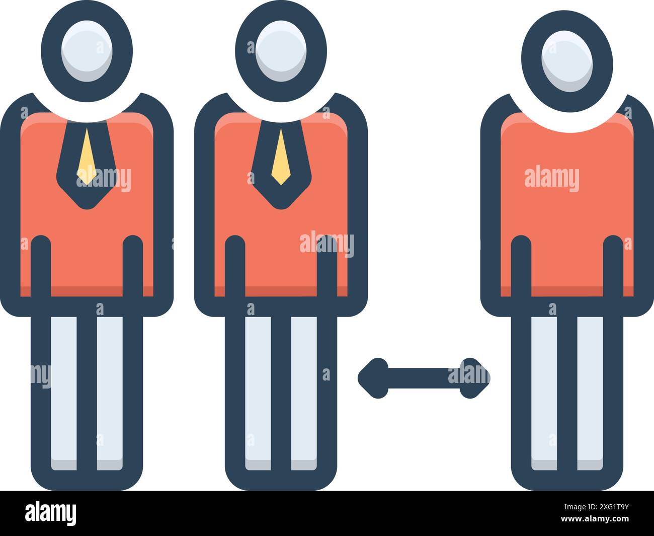 Icon for discrimination,distance Stock Vector Image & Art - Alamy