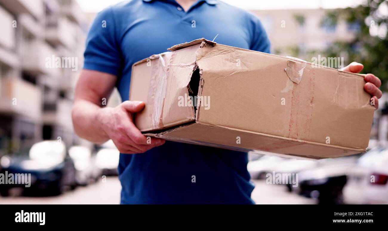 The mailman's mishandling of a fragile item led to disastrous ...