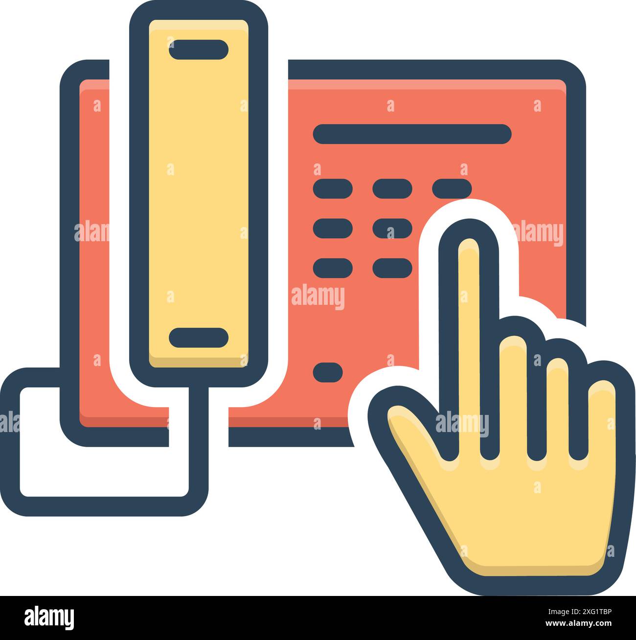 Icon for dial,contact Stock Vector Image & Art - Alamy
