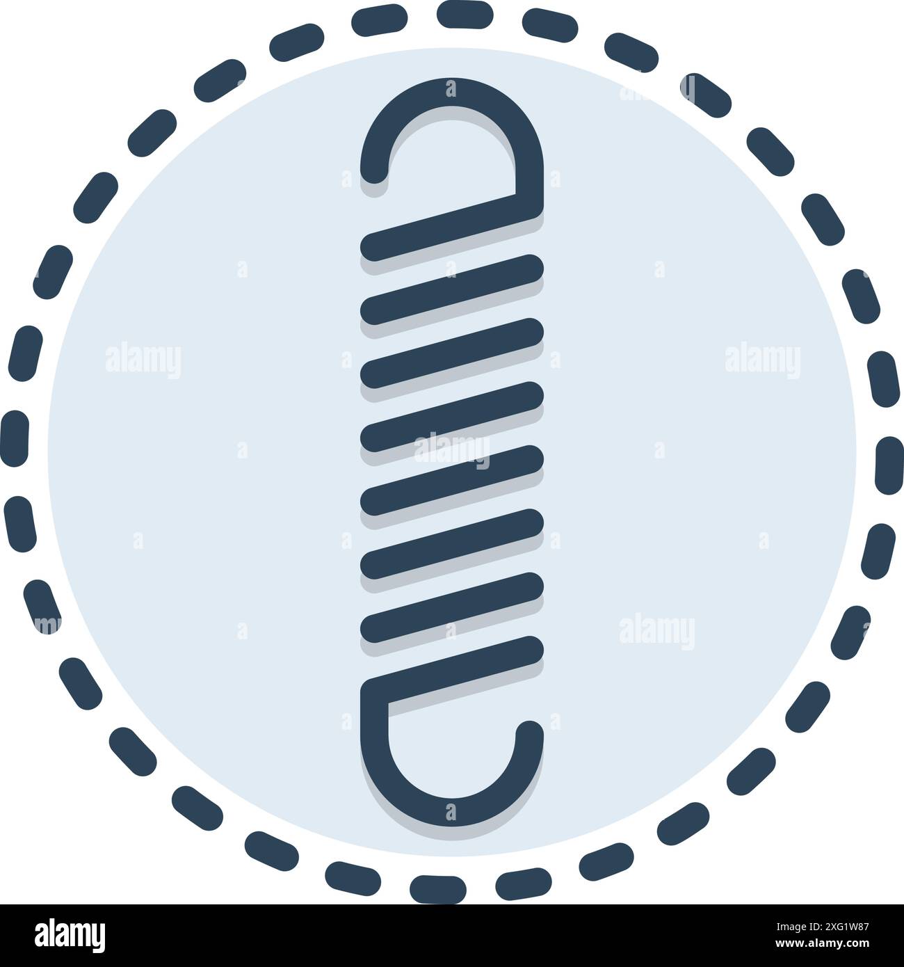 Springs coil Stock Vector Images - Alamy