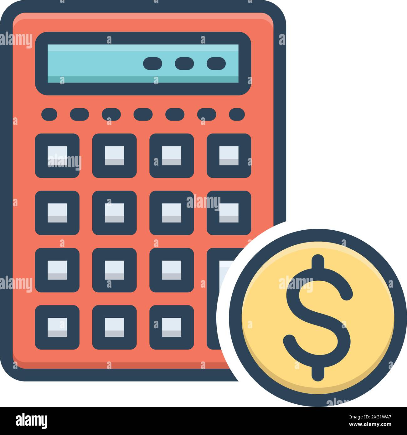 Icon for estimates,calculation Stock Vector Image & Art - Alamy