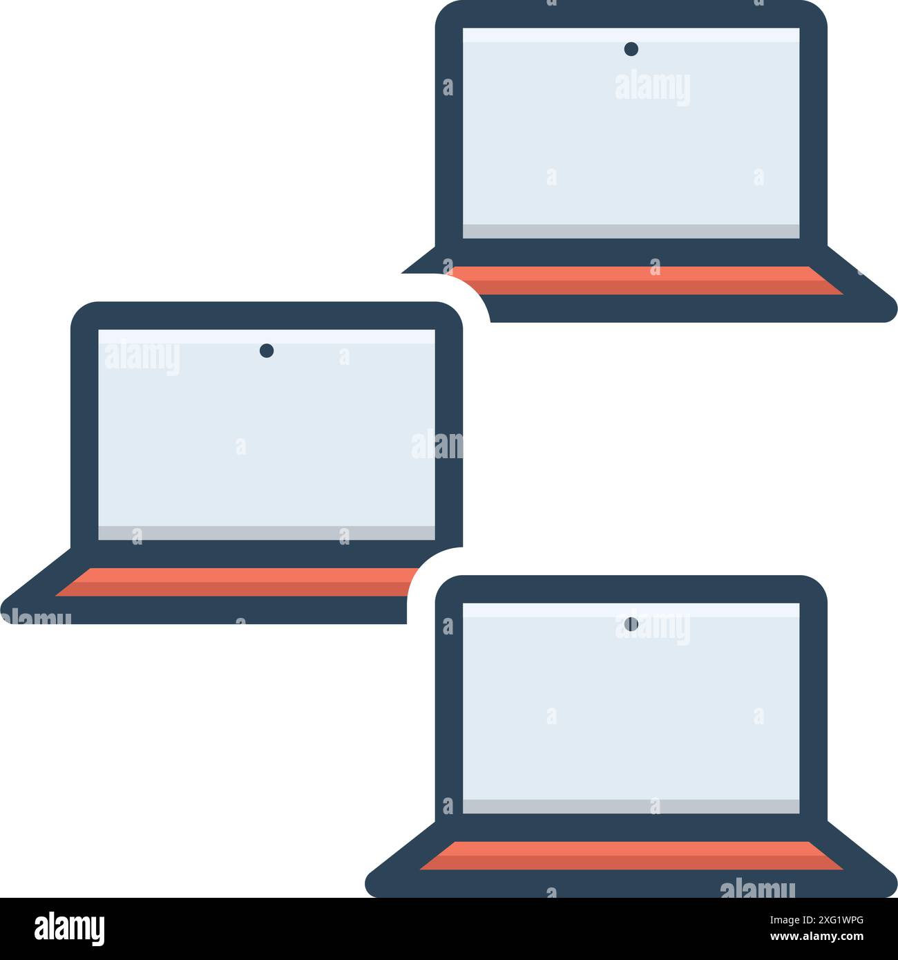 Laptops screen Stock Vector Images - Alamy