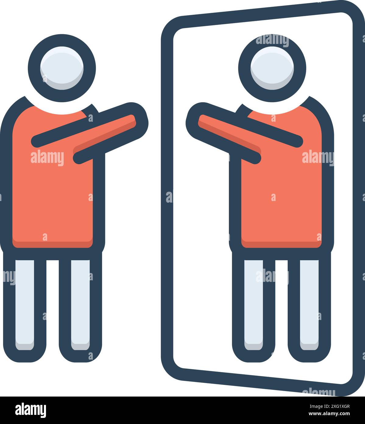 Icon for reflections,mirror Stock Vector Image & Art - Alamy