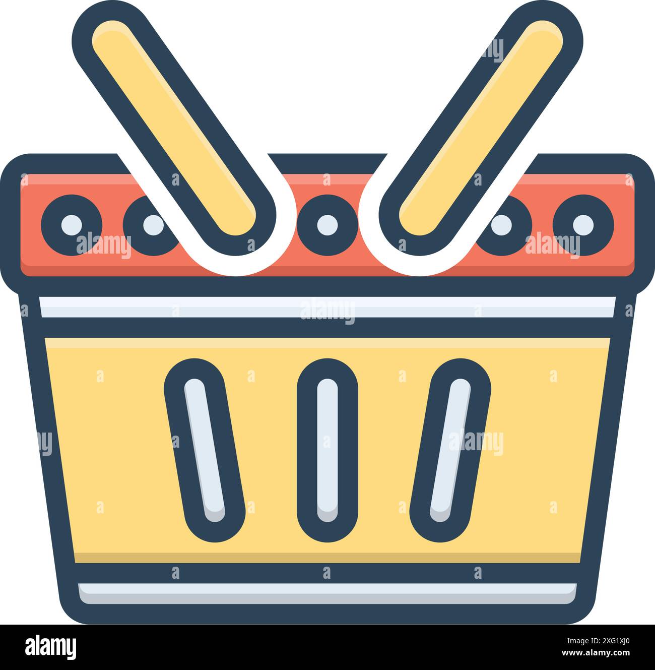 Hamper icon Cut Out Stock Images & Pictures - Alamy