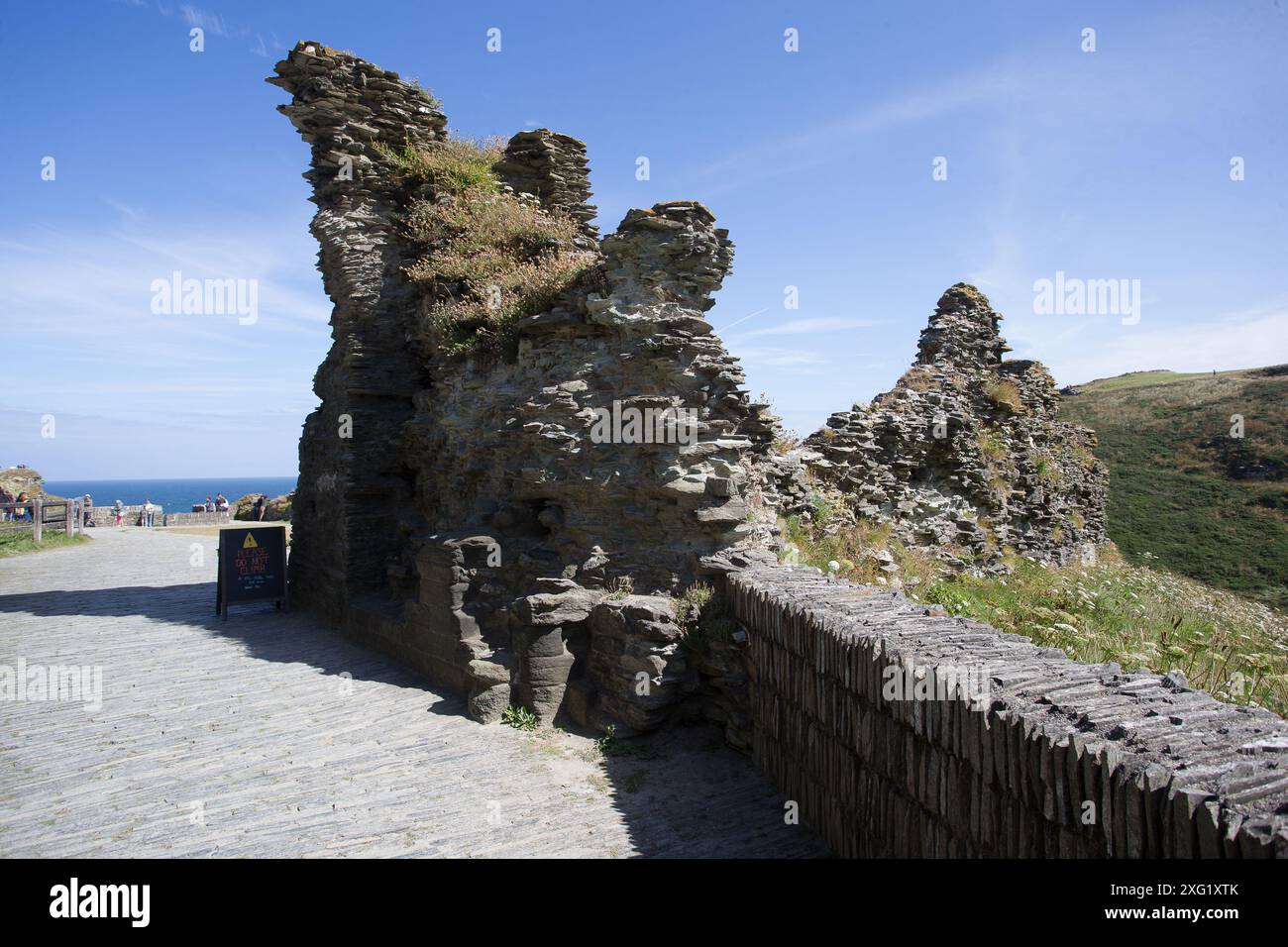 Tintagel headland Cornwall Stock Photo - Alamy