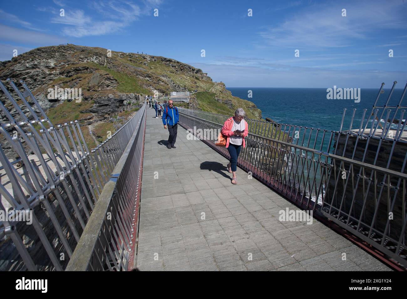 Tintagel headland Cornwall Stock Photo - Alamy