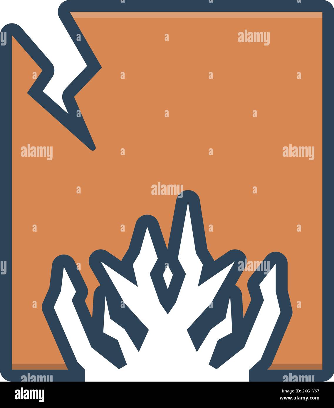 Fissure rift Stock Vector Images - Alamy