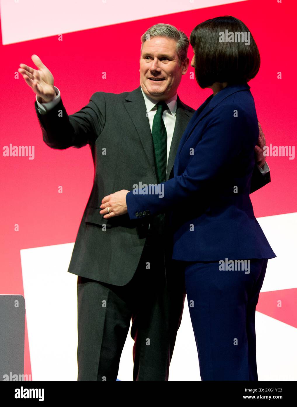 Keir Starmer, Leader of Labour party and Rachel Reeves Labour party ...