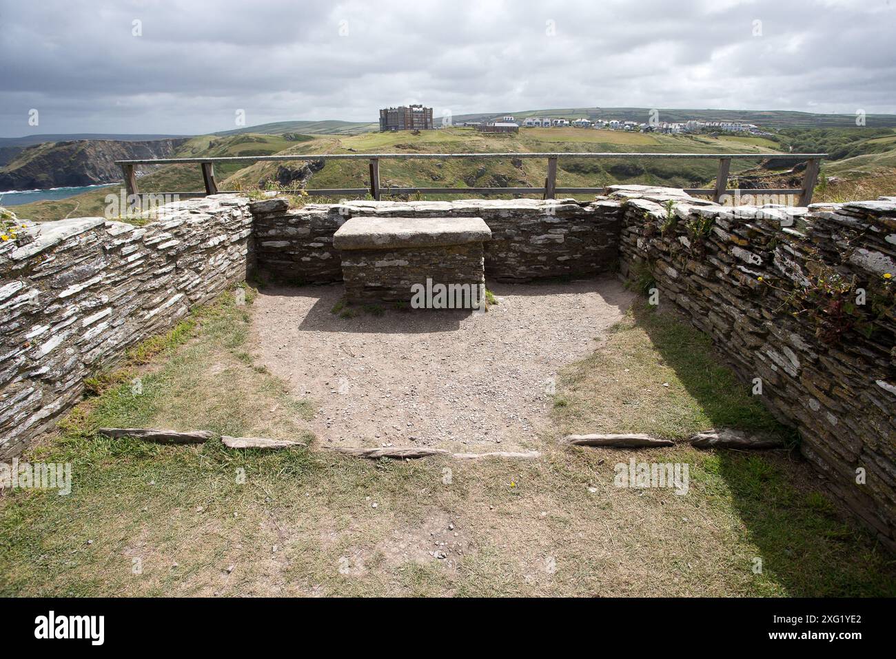 Tintagel headland Cornwall Stock Photo - Alamy