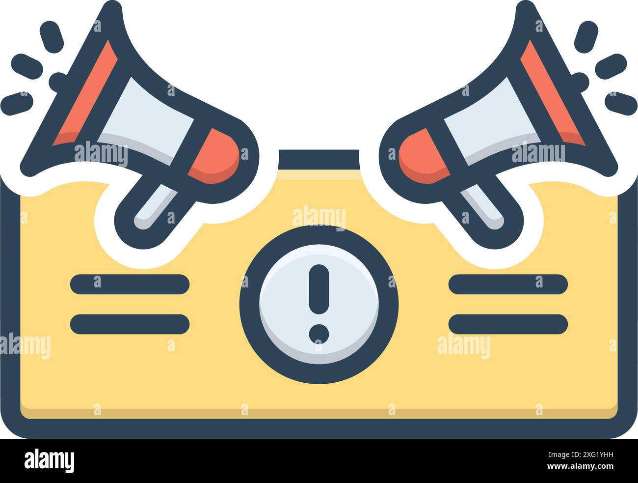 Bullhorn shape Stock Vector Images - Alamy