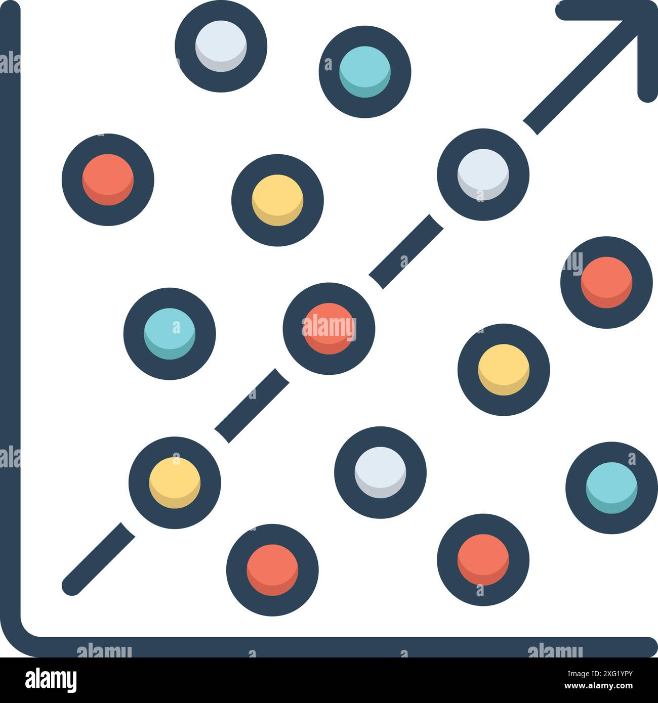 Regression vector vectors hi-res stock photography and images - Alamy