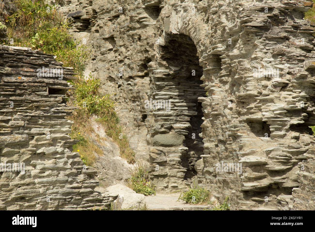 Tintagel headland Cornwall Stock Photo - Alamy