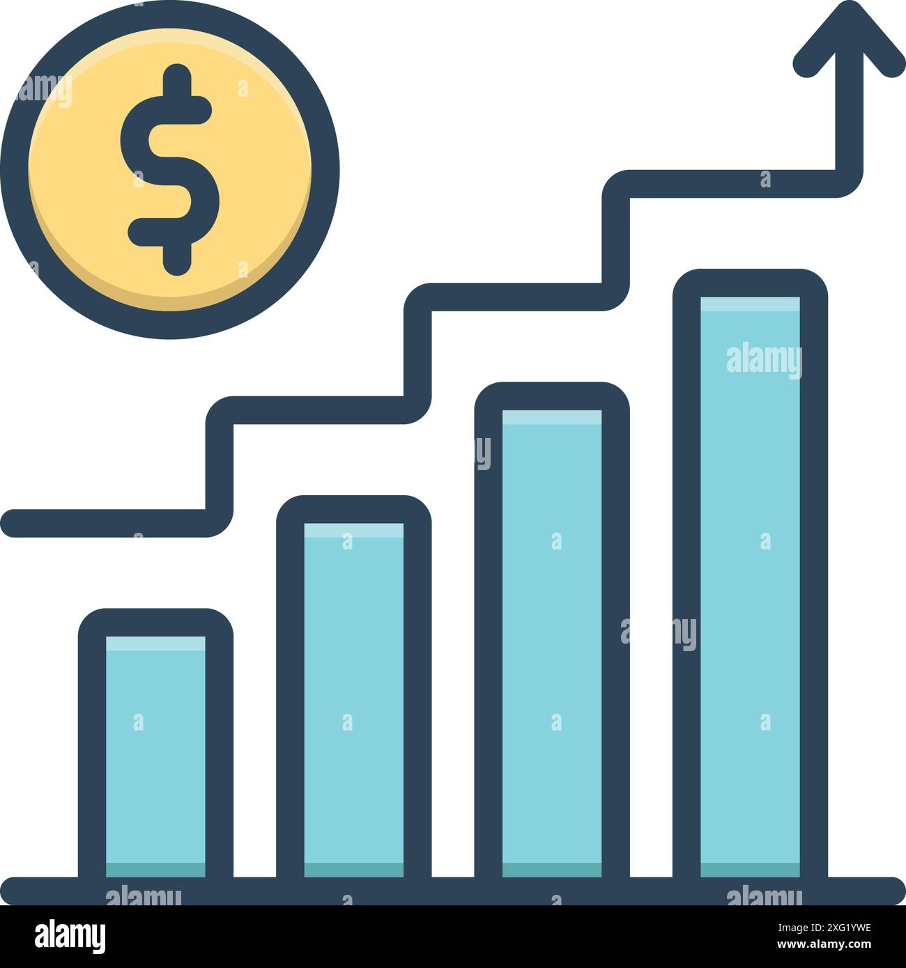 Icon for progressive,increasing Stock Vector Image & Art - Alamy