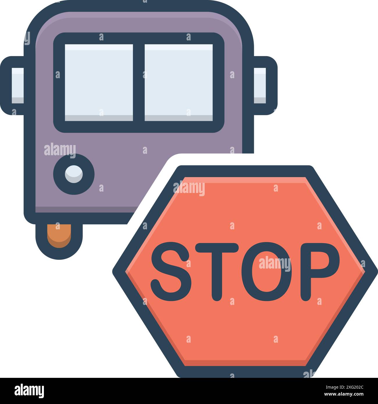 Icon for stops bus station Stock Vector Image & Art - Alamy