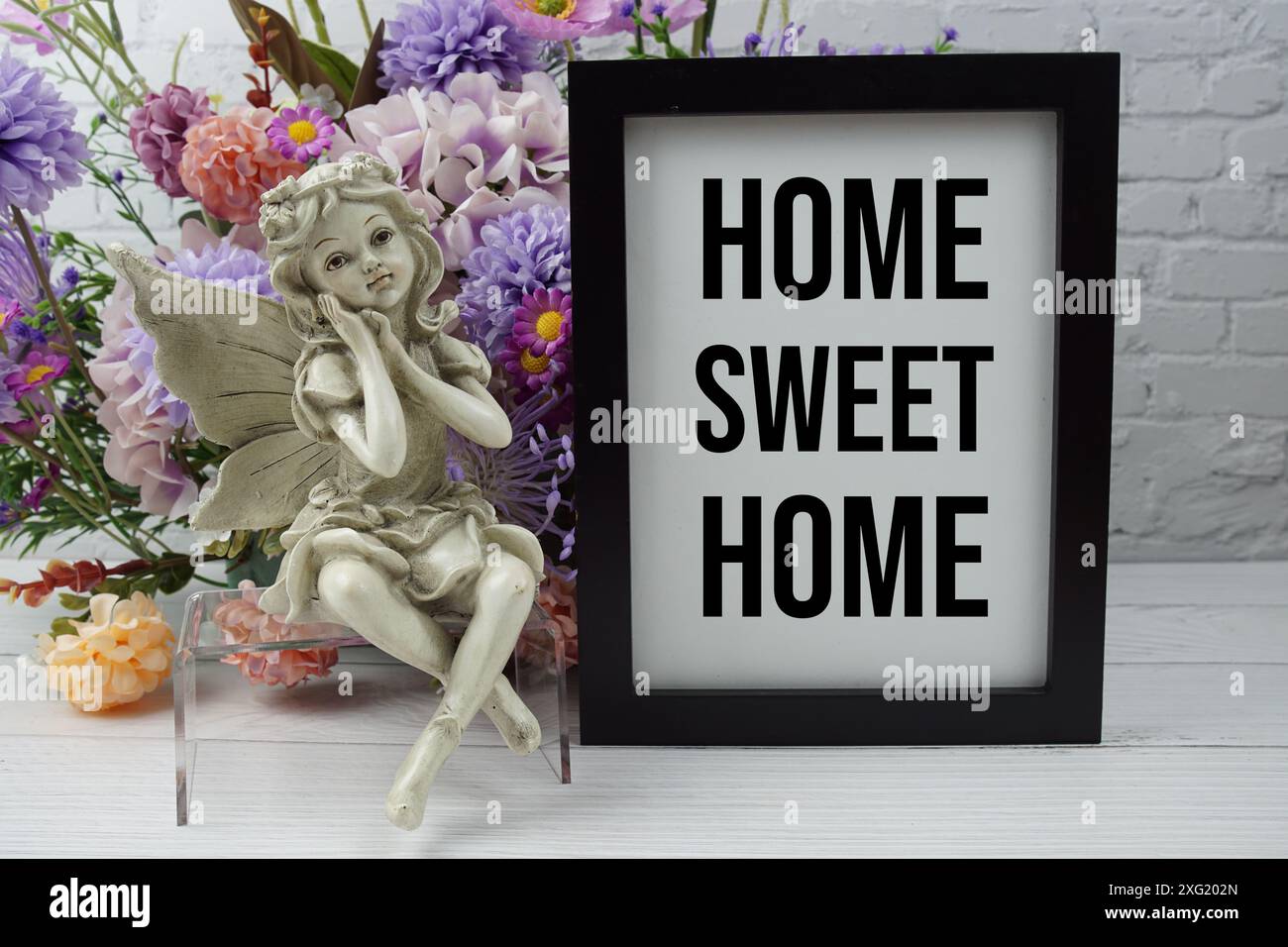 Home sweet home text message motivational and inspiration quote with ...